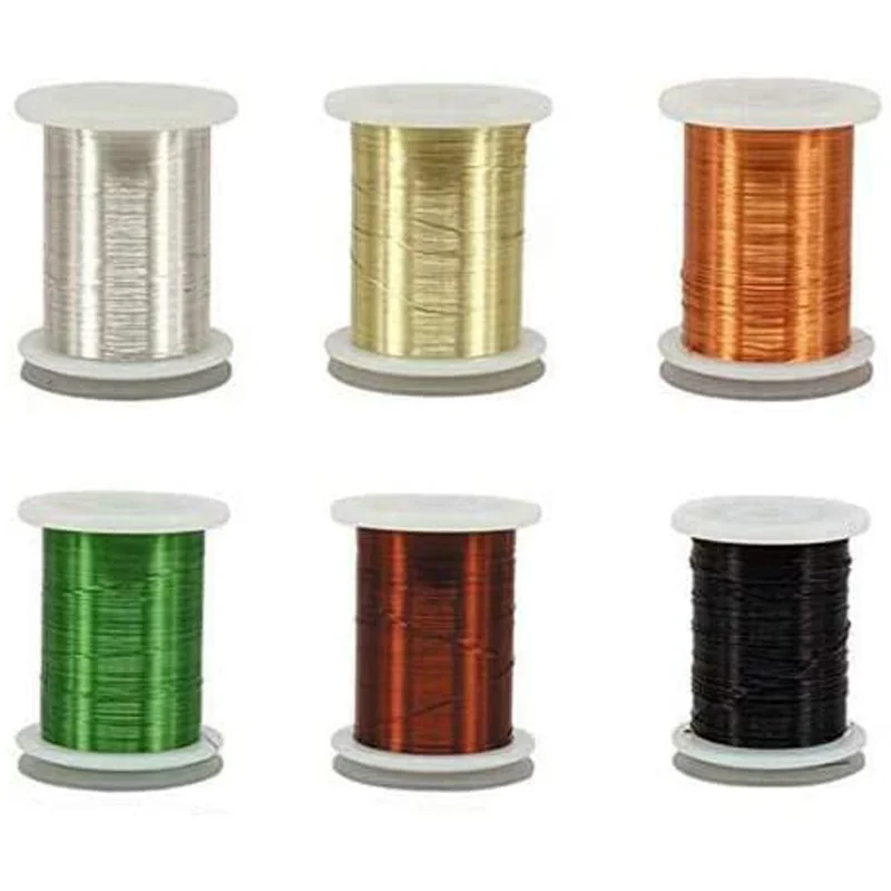 Riverruns 6 Color/Set Non-tarnishing Ultra Copper Wire 0.1/0.2mm Super ...