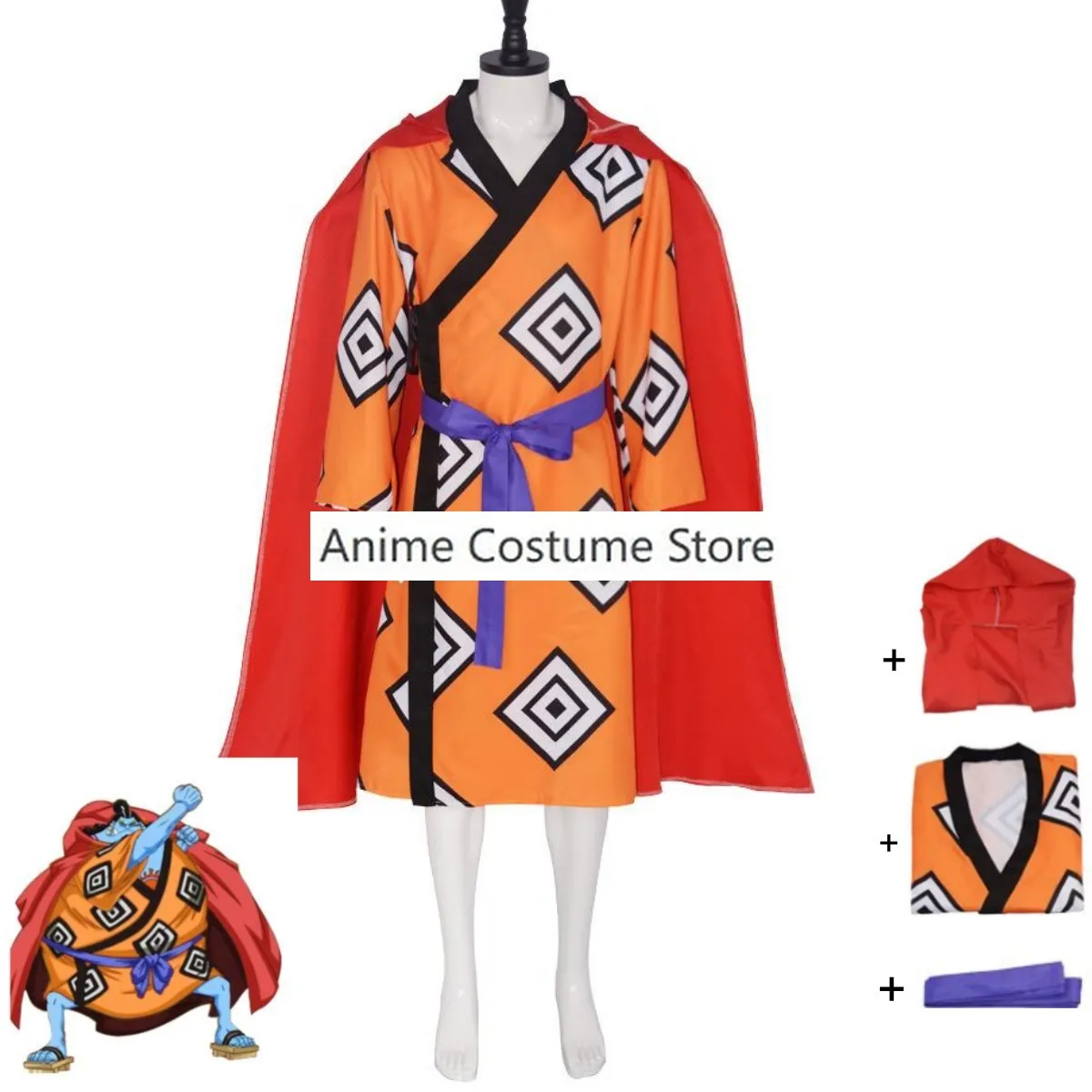 Disfraz-de-Anime-Jinbe-para-hombre-adulto-traje-de-Cosplay-de-Oka ...