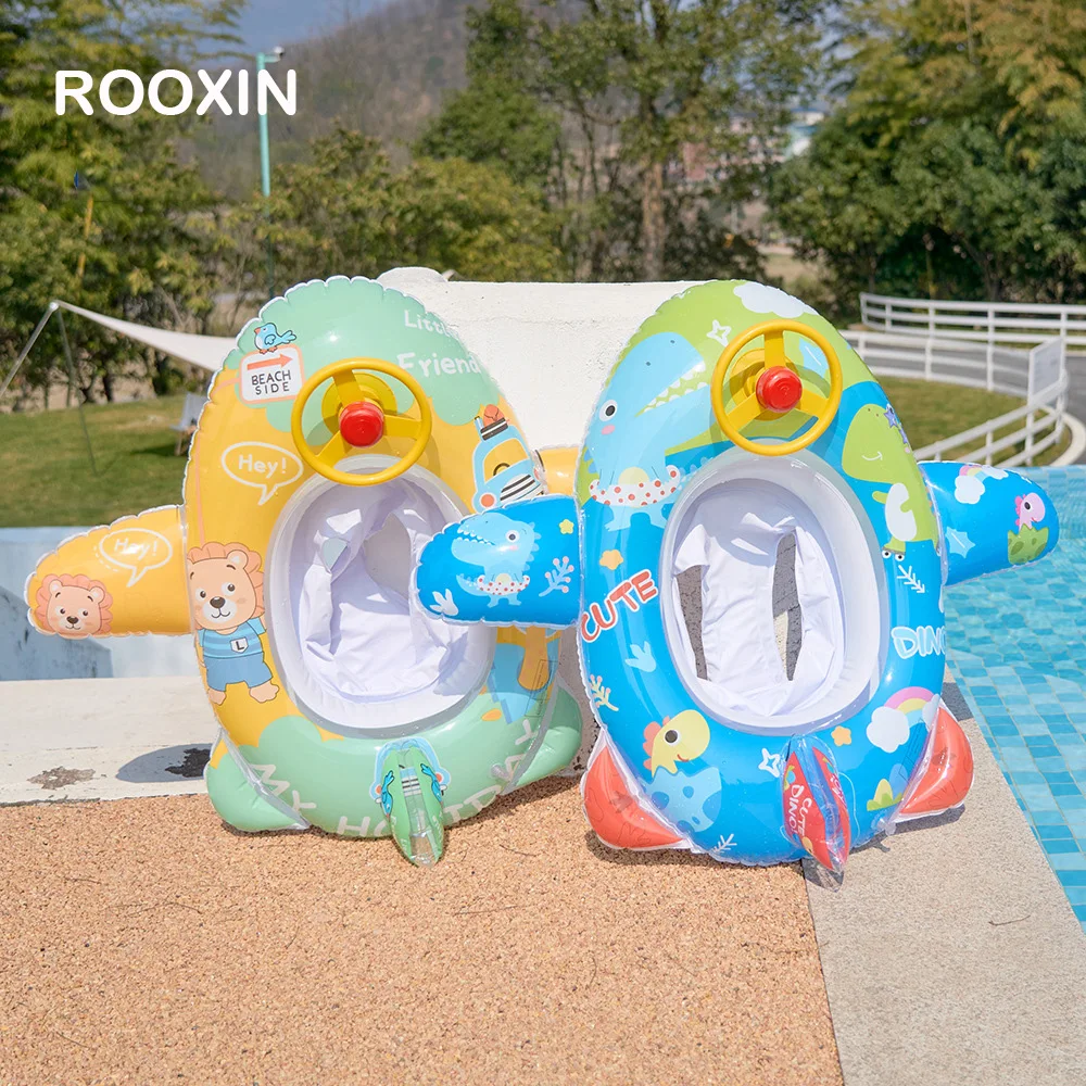 ROOXIN Baby Infant Pool Float Water Seat Inflatable Swimming Ring For ...