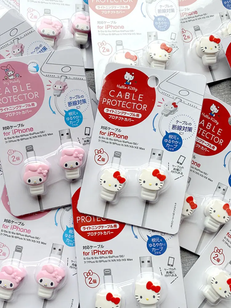 Kawaii-Hello-Kitty-Bite-Usb-Cable-Protector-Sanrio-My-Melody ...