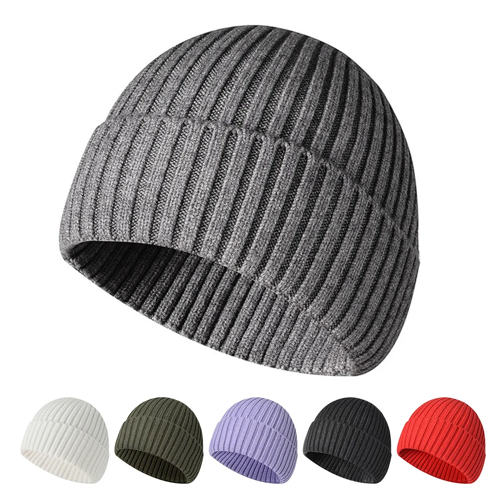 Warm Winter Hats Knit Beanies Breathable & Soft Beanie Hats Color ...