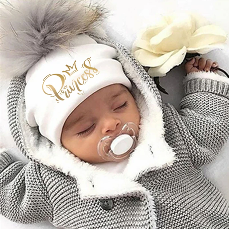 Newborn Fashion Golden Princess Prince Letter Crown Toddlers Infant ...