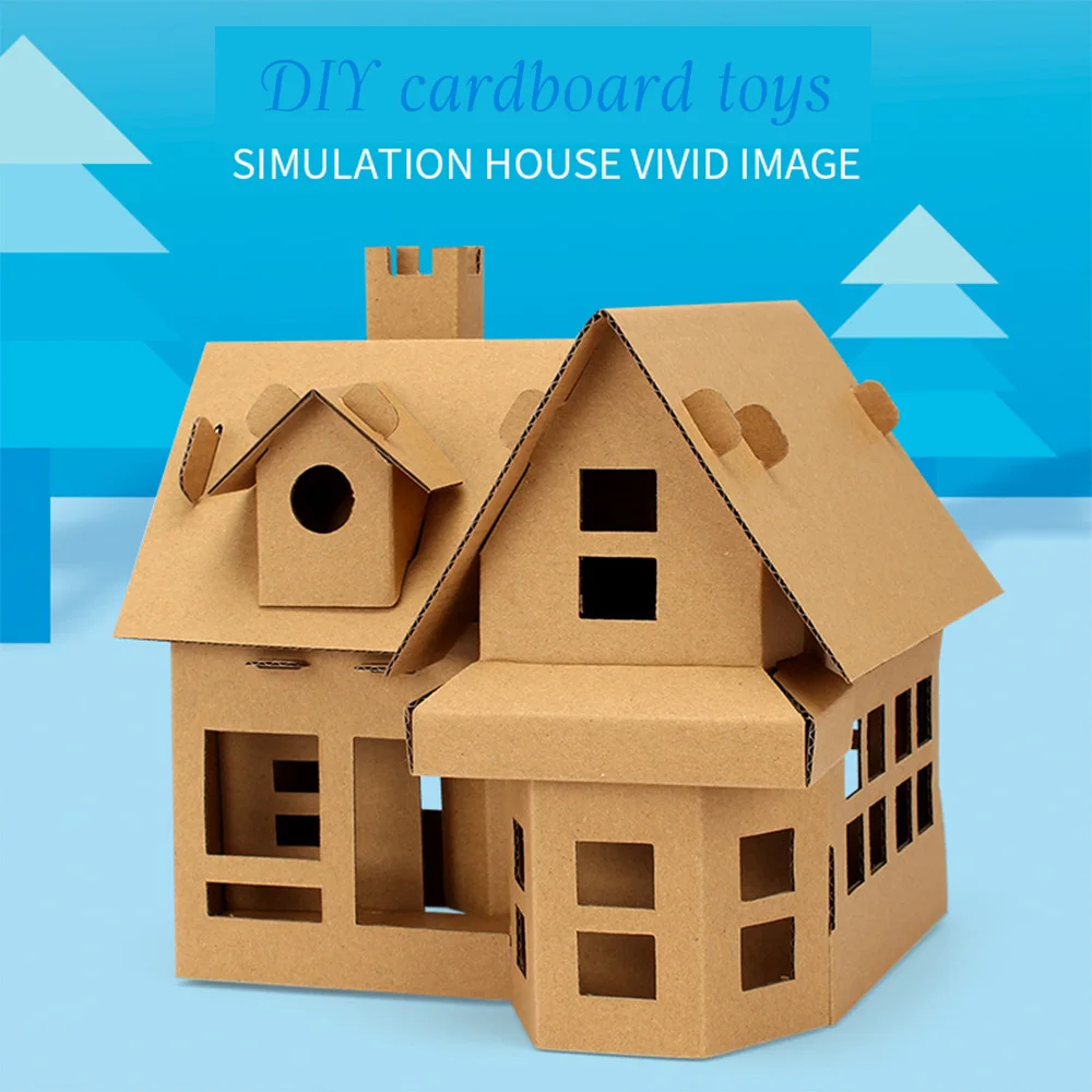 How To Make Cardboard House Model
