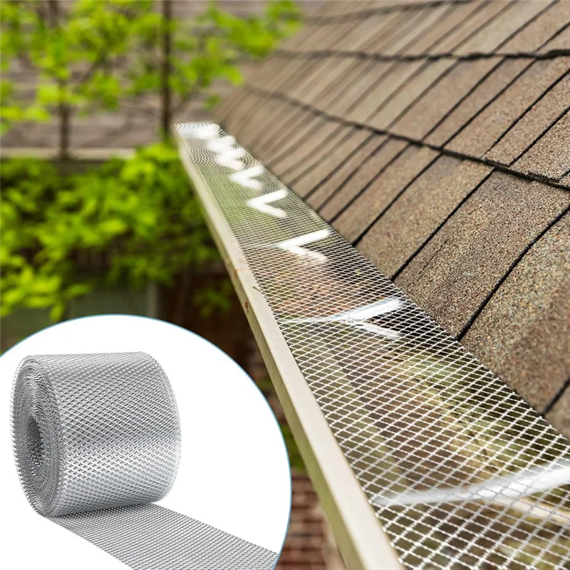 Gutter Guard Mesh Filter Gutter Cover DIY Gutter Screen Protection ...
