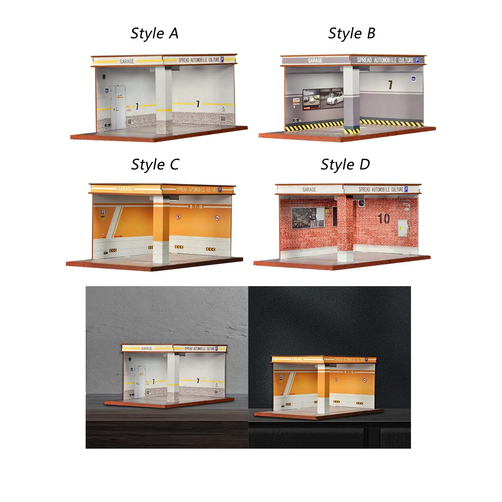 1-32-Parking-Lot-Display-Case-Layout-Collection-Protection-Easy ...