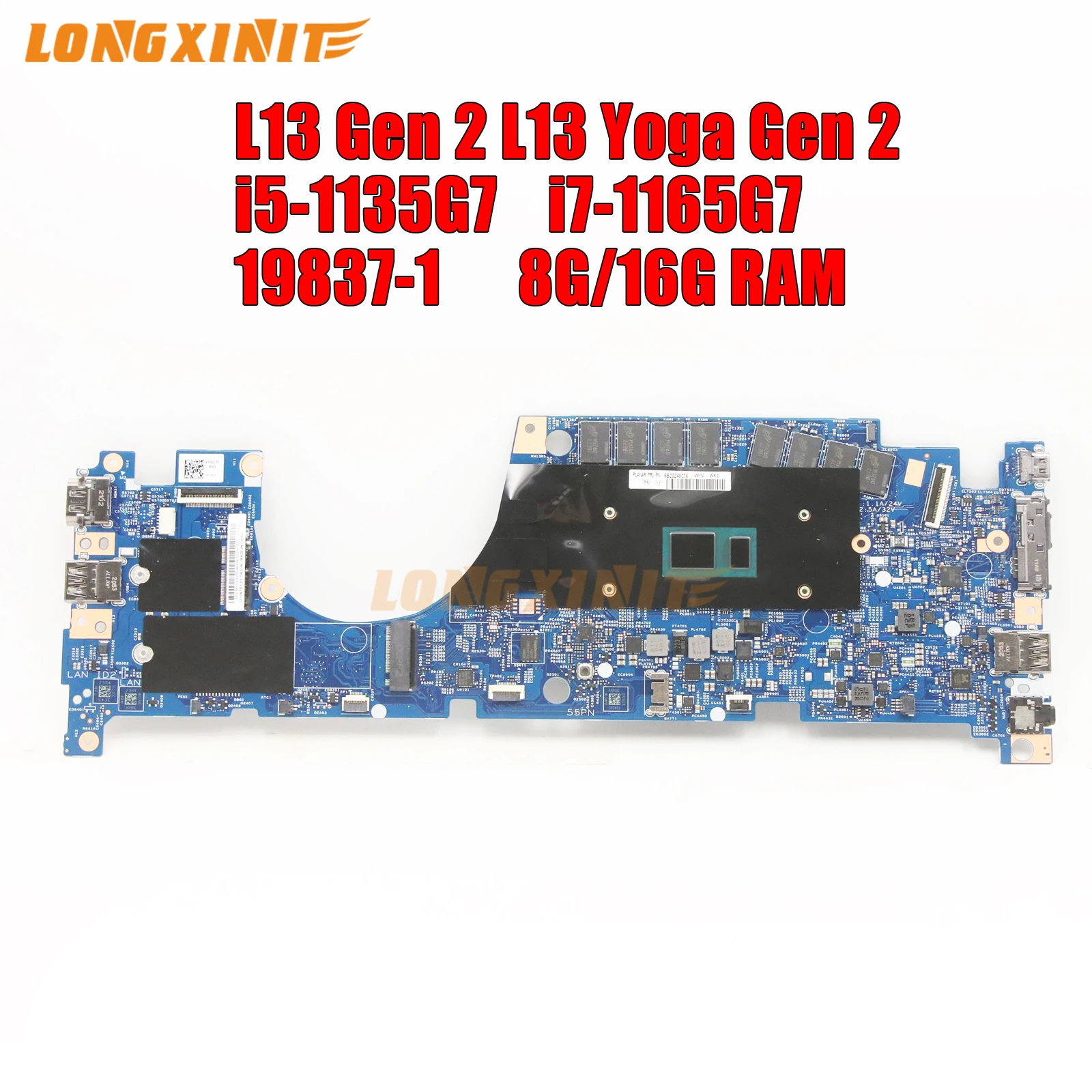 19837-1-For-Lenovo-ThinkPad-L13-Gen-2-L13-Yoga-Laptop-Motherboard ...