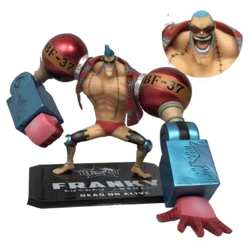 18cm-high-FRANKY-Anime-Figure-Statuette-GK-Garage-Kits-PVC-Resin ...