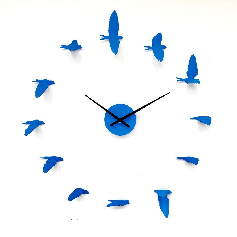 Swallow-Flying-Bird-Wall-Clock-Light-Luxury-Art-Clock-Creative-Fashion ...