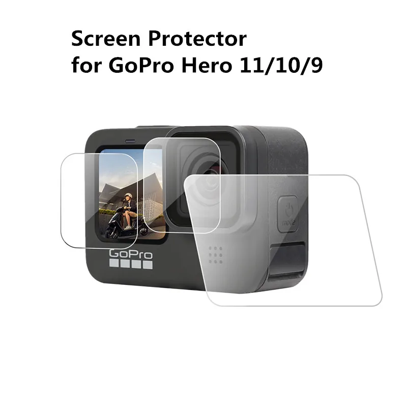 Tempered-Glass-Screen-Protector-for-GoPro-Hero11-10-9-Black-Lens ...