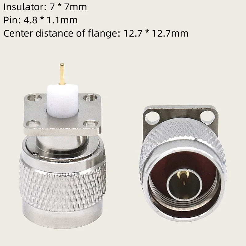 2PCS-LOT-N-type-male-small-flange-microstrip-connector-with-flange ...