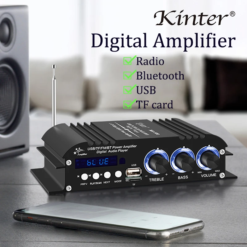 KINTER-MA-500-Digital-Amplifier-Bluetooth-5-0-30-Watt-x-4-Channels ...