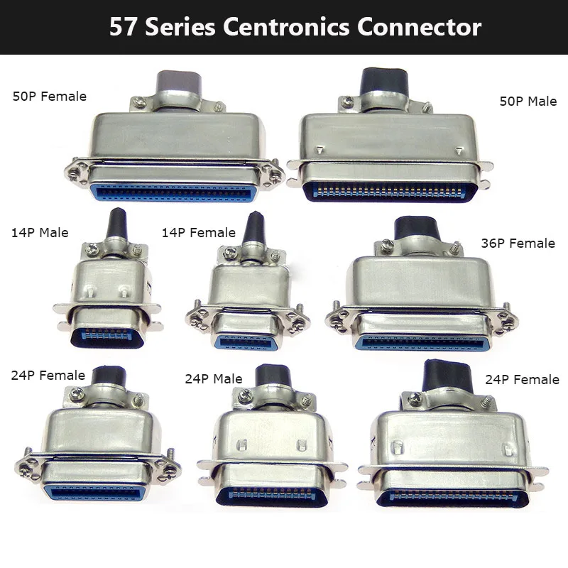 57 Série Centronics Conector Masculino Feminino CN14/24/36/50P Fita de ...