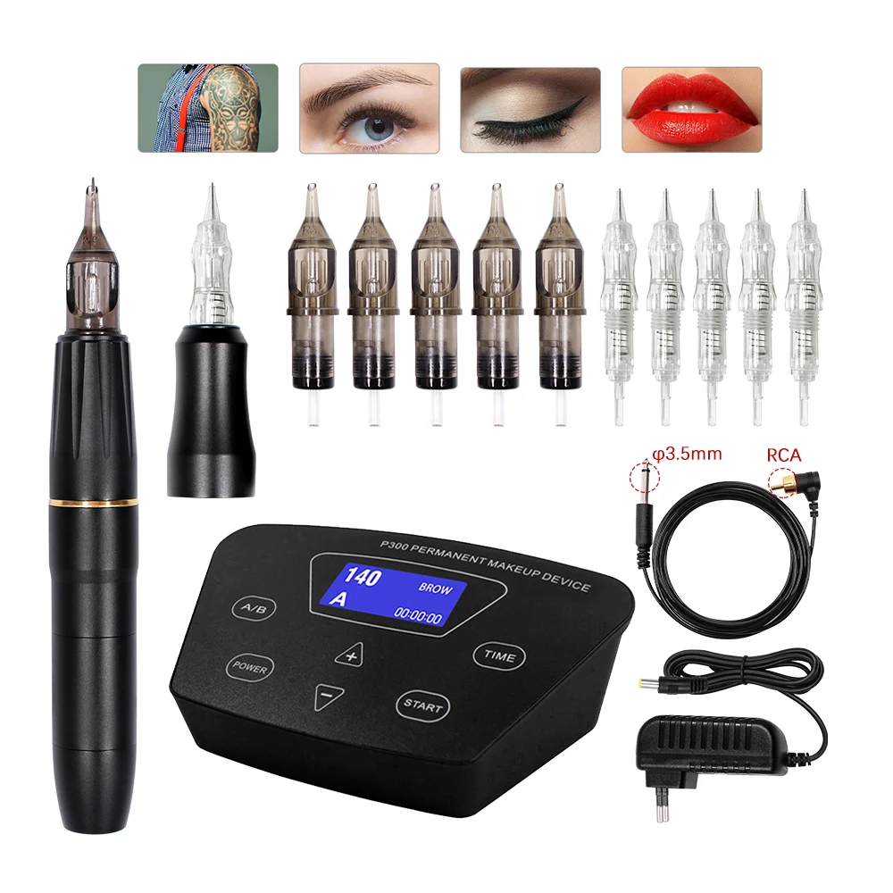 Permanent Makeup Machine Pmu Machine Sets Rotary Tattoo Machine Pen ...