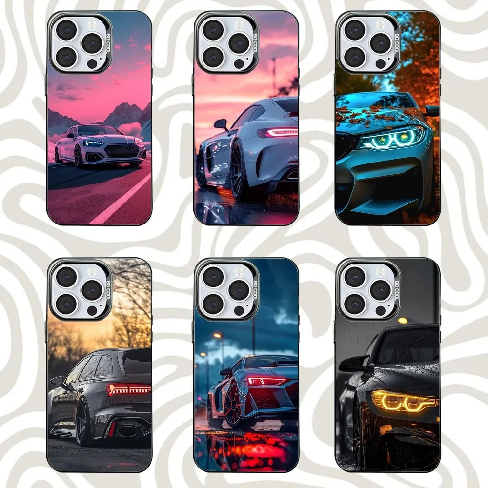 Sport Car For A-Audi-is R-S Phone Case For iPhone 16,15,14,13,12,11 ...