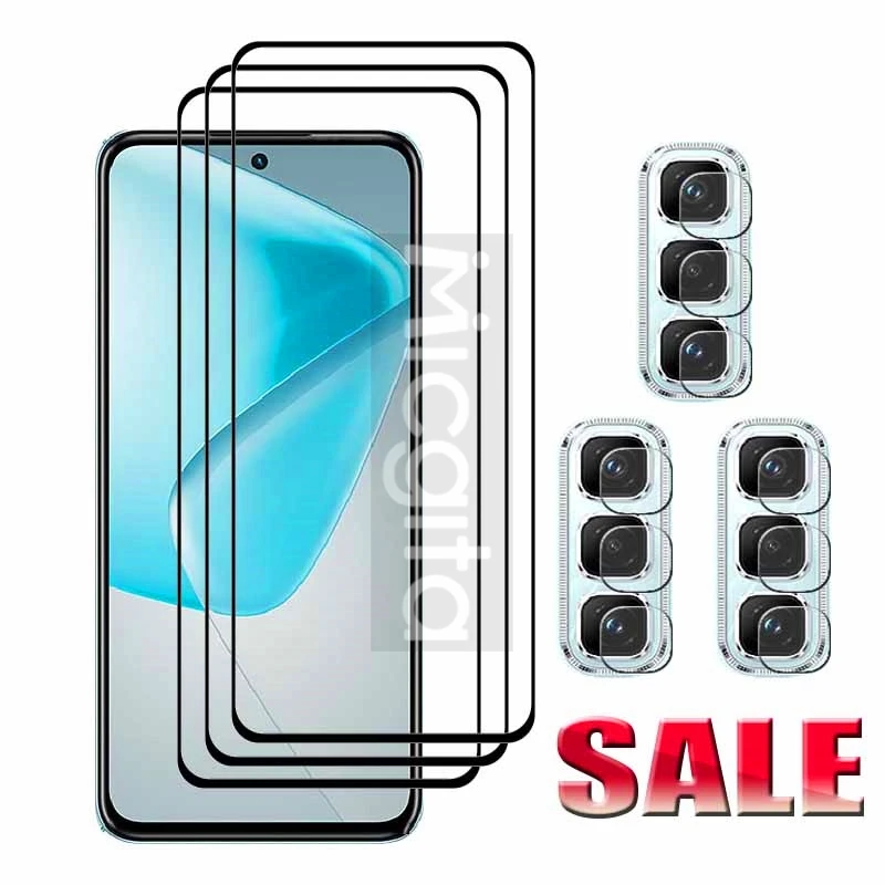 6in1-For-Infinix-hot-50-Pro-4G-Tempered-Front-Glass-film-6-78 ...