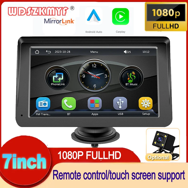 7inch-Universal-Multimedia-Car-Radio-Video-Player-Wireless-Apple-MP5 ...