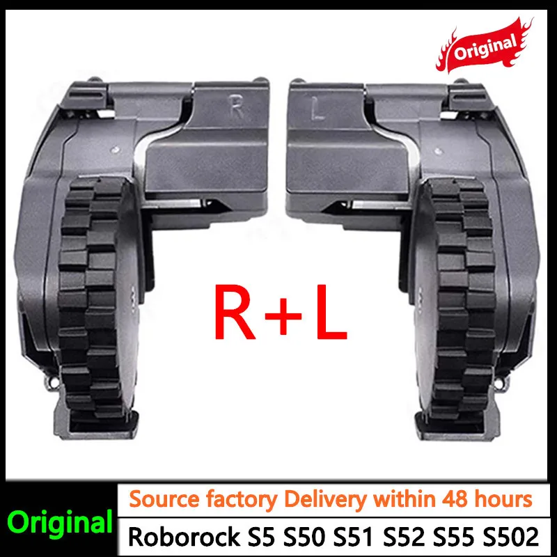 Original-Left-and-Right-Wheels-For-Roborock-S50-S51-S52-S55-Travel ...