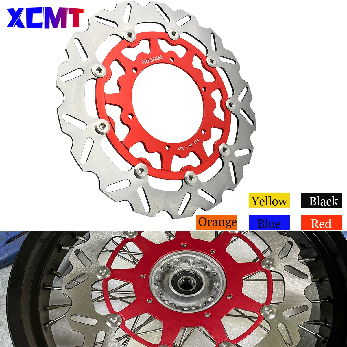 Motorcycle-Front-Floating-Brake-Disc-Rotor-Disk-For-Yamaha1998-2020 ...