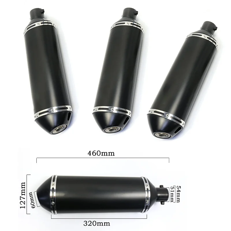 51mm-Universal-Motorcycle-Arrow-Exhaust-Pipe-Modified-Muffler-DB-Killer ...