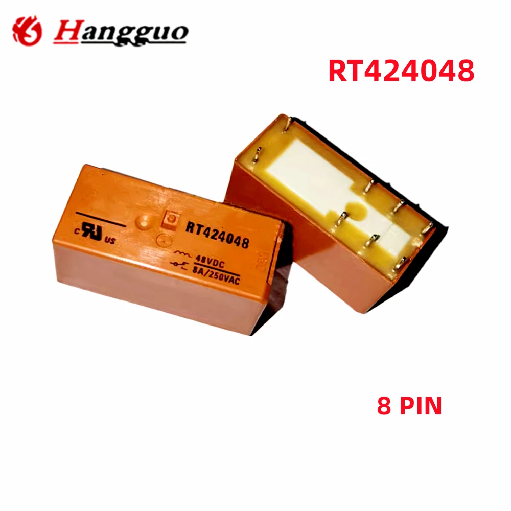 Original-RT424048-RTE24048-48VDC-RT424110-RTE24110-110VDC-8A250VAC-8PIN ...