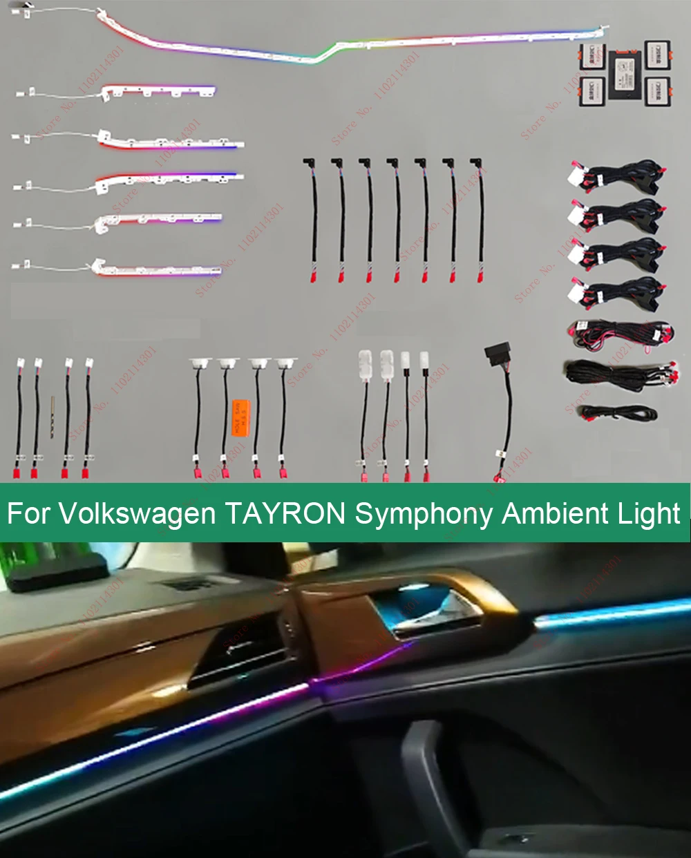 Symphony-Ambient-Light-Fit-for-Volkswagen-Tharu-32-Colors-high-quality ...