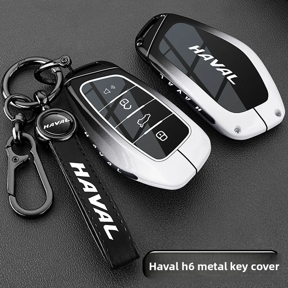 Funda de cuero para llave de coche, accesorios para Great Wall Haval H6 ...