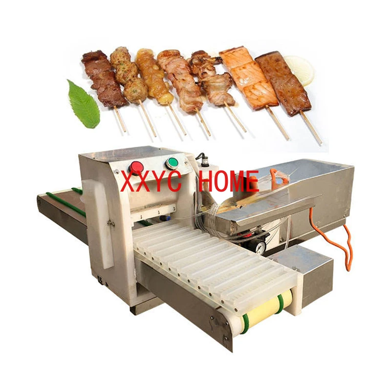 Commercial-Stainless-Steel-Automatic-Wear-Meat-String-Lamb-Skewers ...