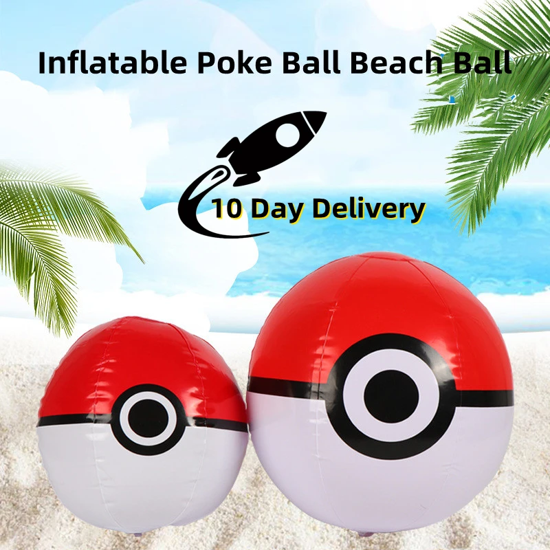 Pokemon-PVC-Inflatable-Beach-Ball-Red-Elf-Parent-Child-Interactive ...
