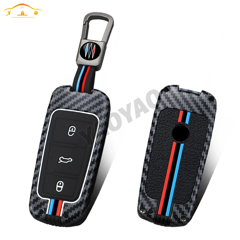Zinc Alloy Key Fob Cover Keychain Compatible For Volkswagen Passat CC ...