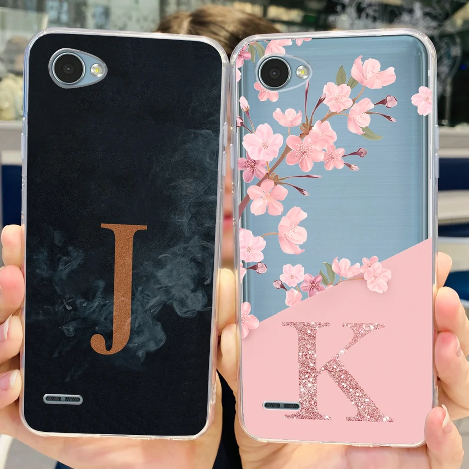 For-LG-Q6-Case-LG-Q6-Q6a-M700-M703-New-Fashion-Letters-Cover-Clear ...
