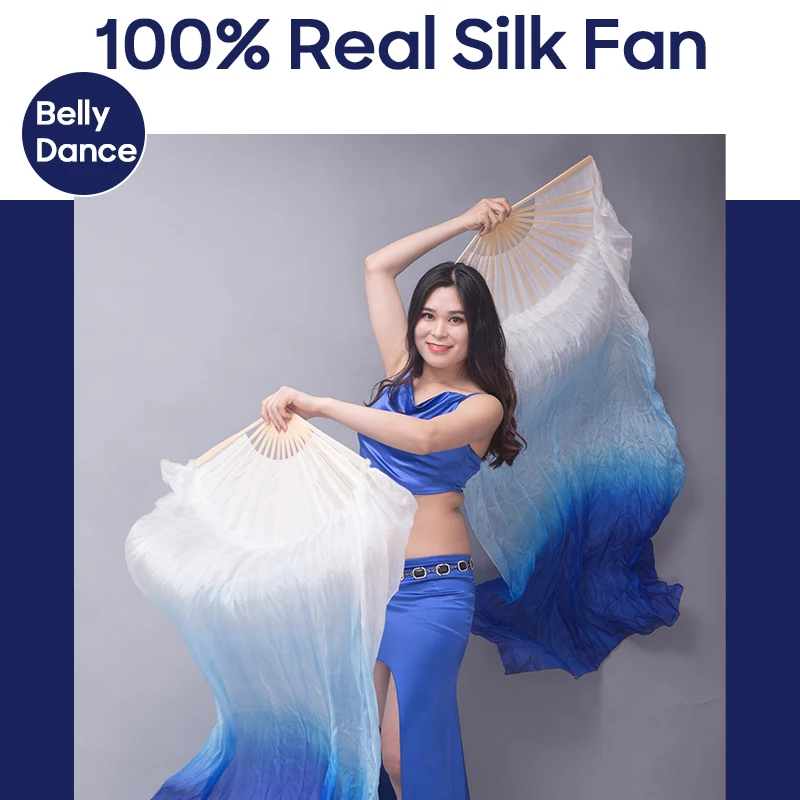 Hot-Selling-Kid-and-Women-Belly-Dancing-Fan-1-Pair-Gradient-Color ...