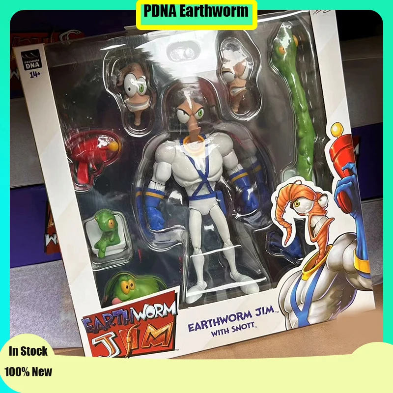 PDNA-Earthworm-Jim-Action-Figure-Worm-Body-Psy-Crow-Bob-The-Killer-Gold ...