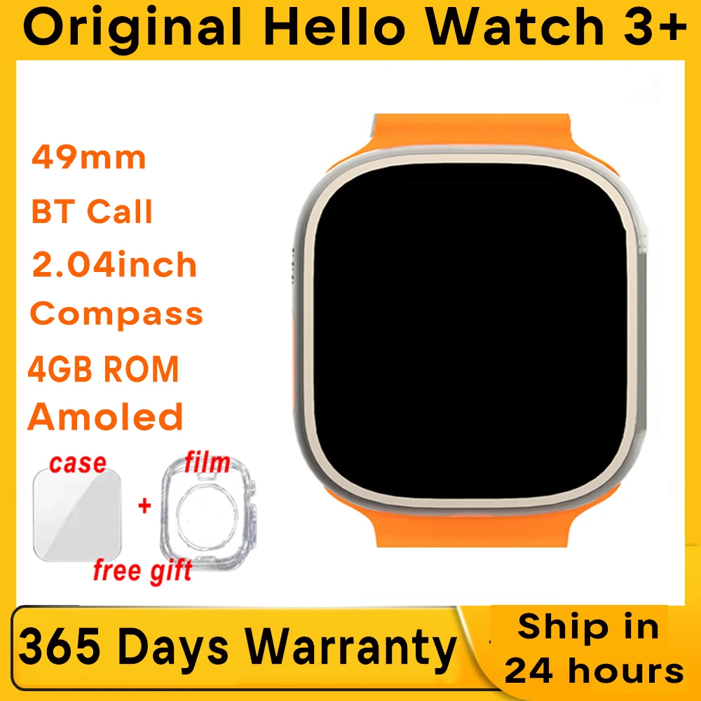 Hello-Watch-3-Amoled-Screen-4GB-ROM-Smart-Watch-NFC-Series-8-Ultra-49mm ...
