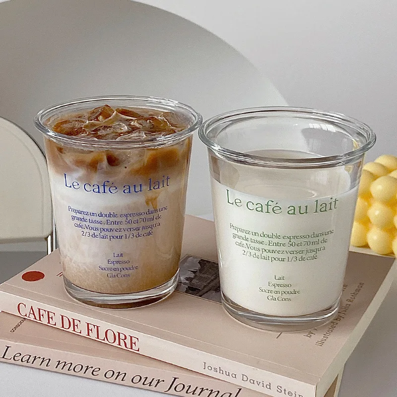 350ML-Coffee-Cups-Short-high-Clear-Glasses-Mugs-Reusable-for-Tea-Latte ...