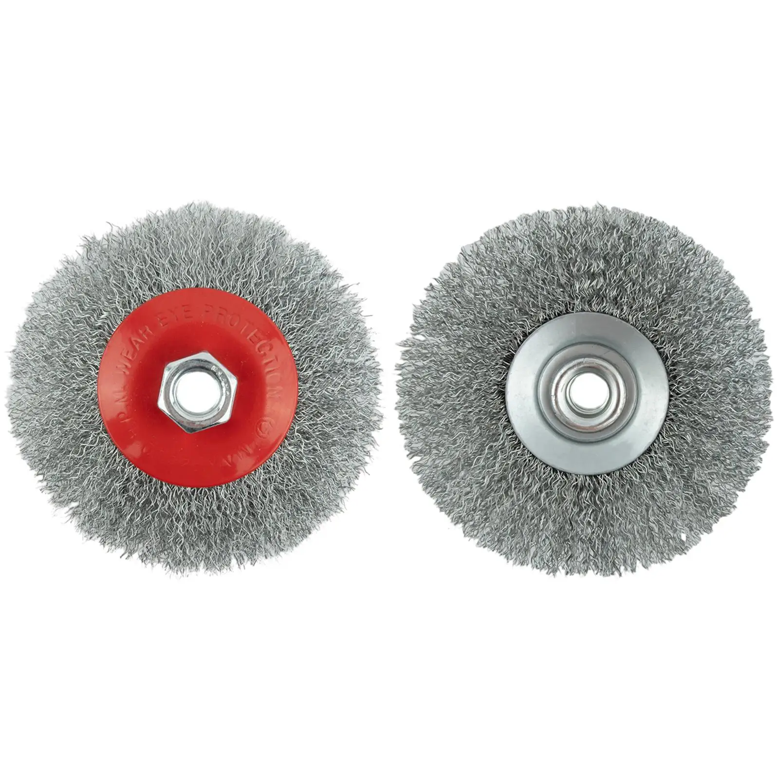 Compatible Set of Three Sturdy Carbon Steel Disc Brushes (115mm ...