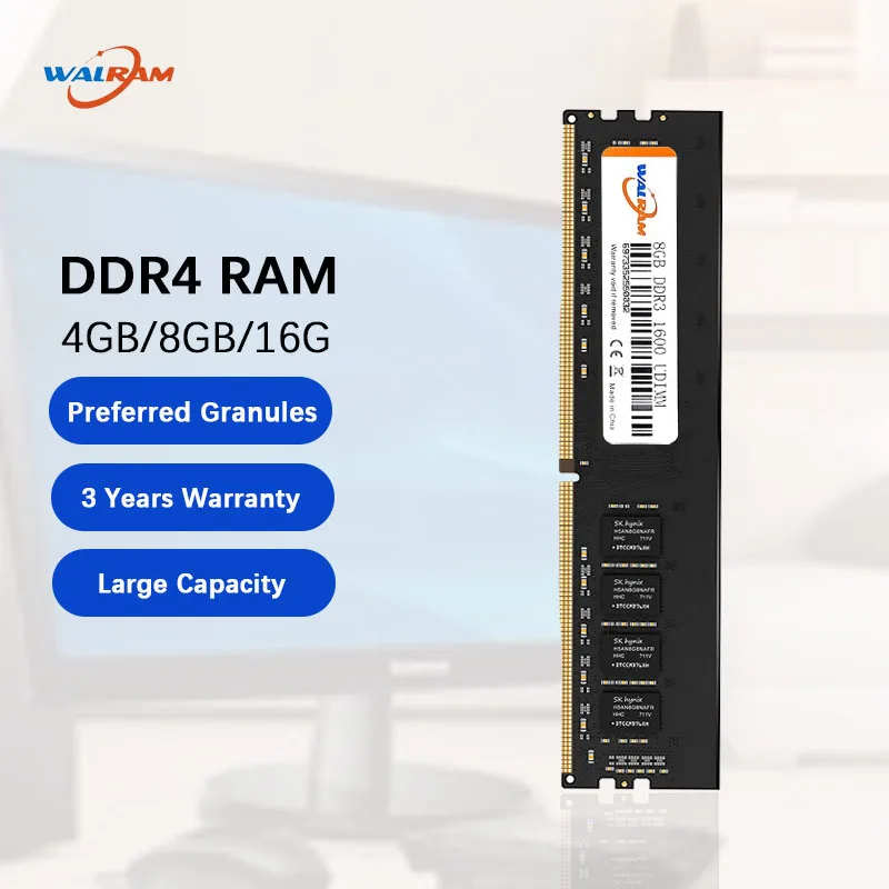 Walram-DDR4-Memory-Ram-16GB-4GB-8GB-Gaming-Udimm-For-Desktop-Memoria ...