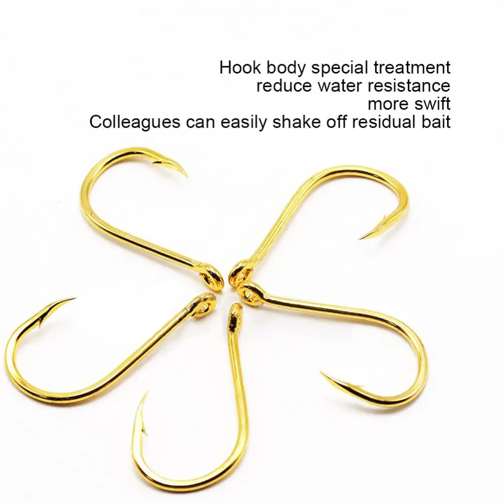 100pcs-F22-Gold-Sea-Fishing-Hook-Accessories-Carp-Saltwater-Assist-Jig ...