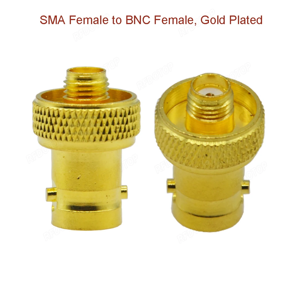 1pcs SMA Female to Q9 BNC Female Gold Plated RF Adapter for SDR Radio ...