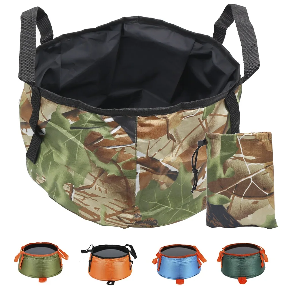 Portable Bucket Waterproof Water Bags Fishing Folding Bucket Water ...
