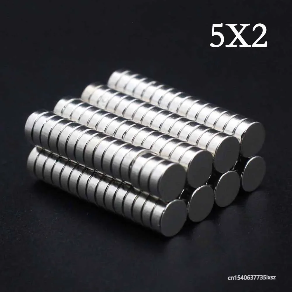 20-50-80-100-150-Pcs-5x2-Neodymium-Magnet-5mm-x-2mm-N35-NdFeB-Round ...