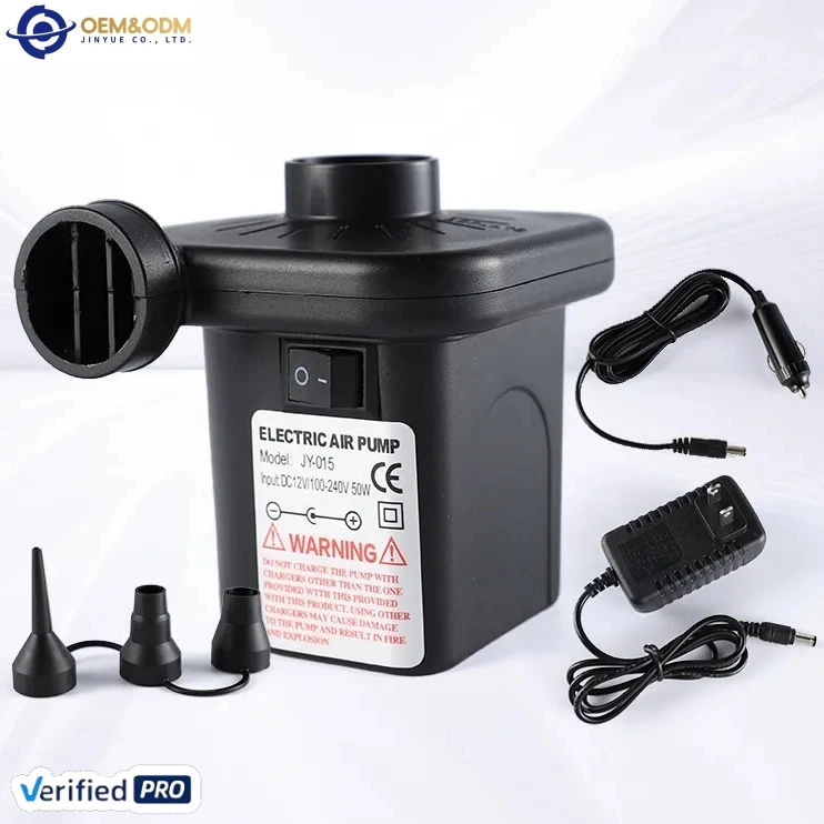 EU Plug Electric Air Pump DC12V/AC230V Inflate Deflate Pumps Car ...