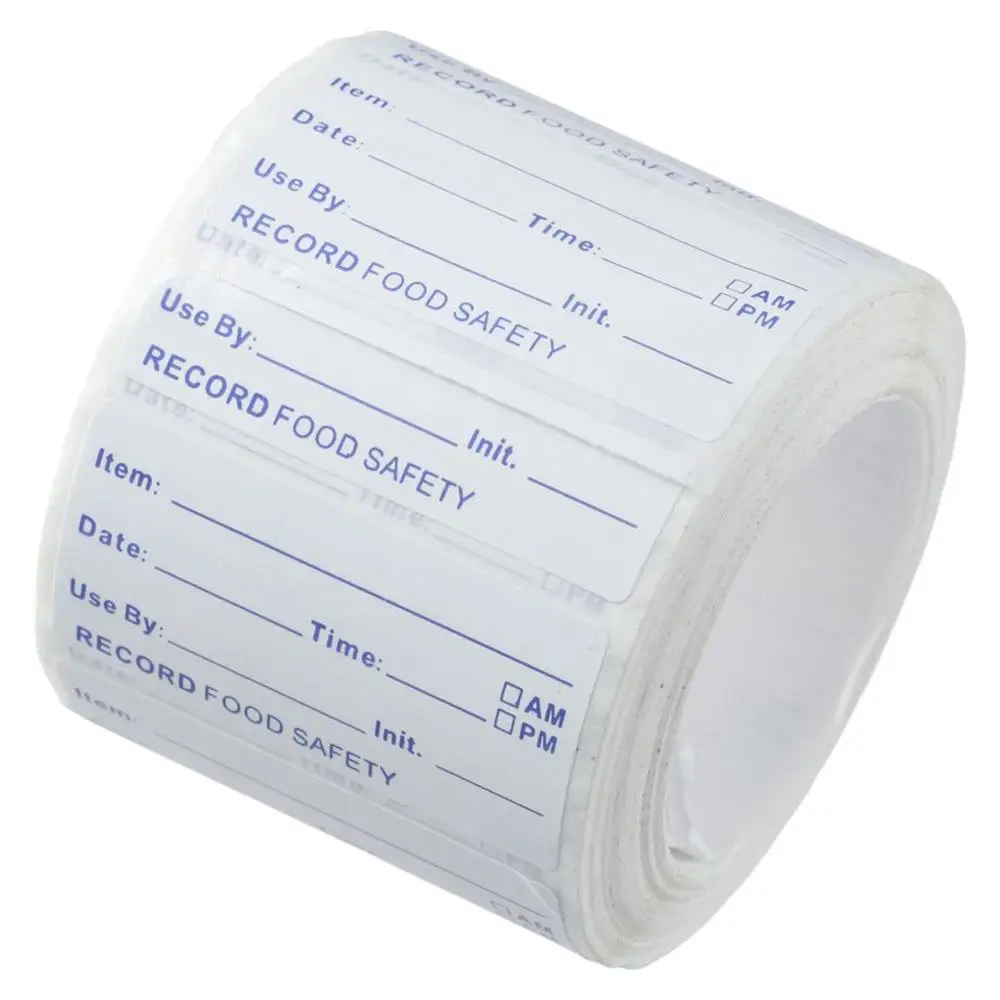 Self-Adhesive Removable Freezer Food Labels- Easy Clean Leaves No ...