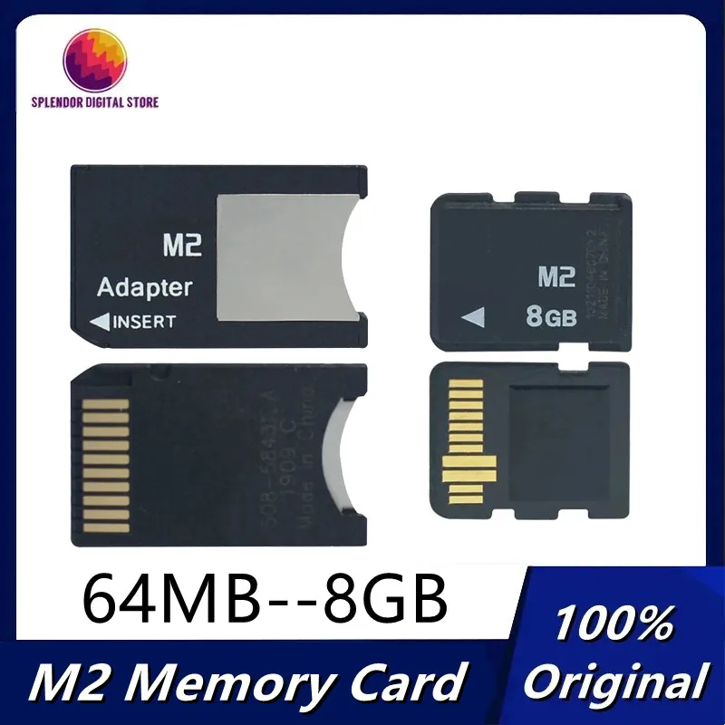 Original M2 Memory Card 8GB 4GB 2GB 1GB Memory Stick Micro for Sony ...