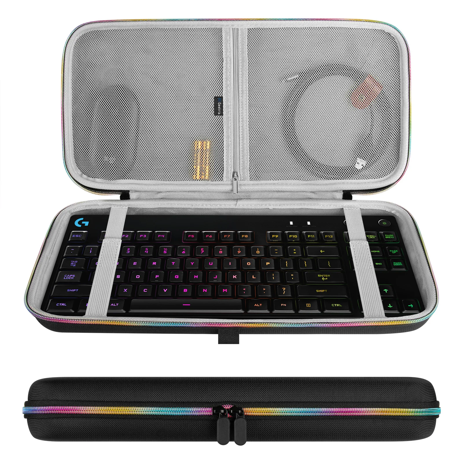 Geekria 80% Keyboard Case for Logitech G Pro for 87 Key Hard Shell ...
