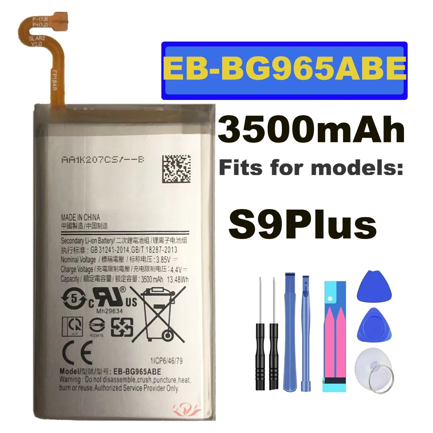 For-Samsung-Galaxy-S9puls-EB-BG965ABE-Original-Battery-Mobile-Phone ...