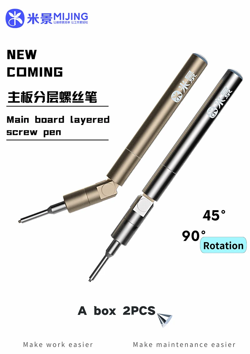 Mijing-Magnetic-Screw-Pen-360-Rotation-Foldable-Adjustable-Angle-For ...