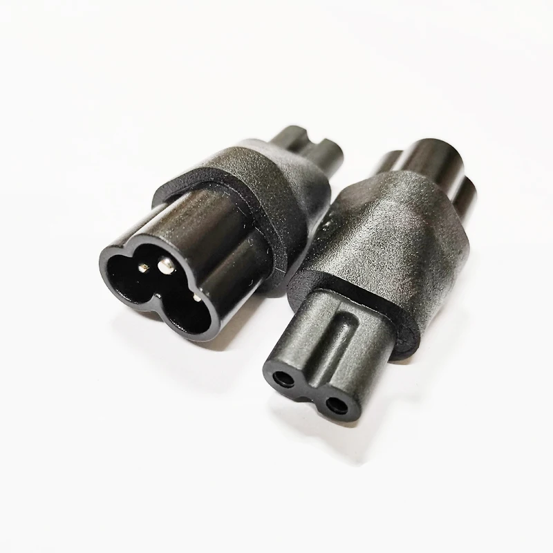 NCHTEK-IEC-320-C6-3Pin-Male-to-C7-Female-Plug-Power-Adapter-Connector ...
