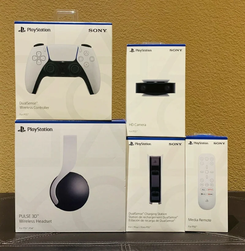 Original-Sony-PS5-accessories-bundle-PlayStation-Camera-3D-Headset ...
