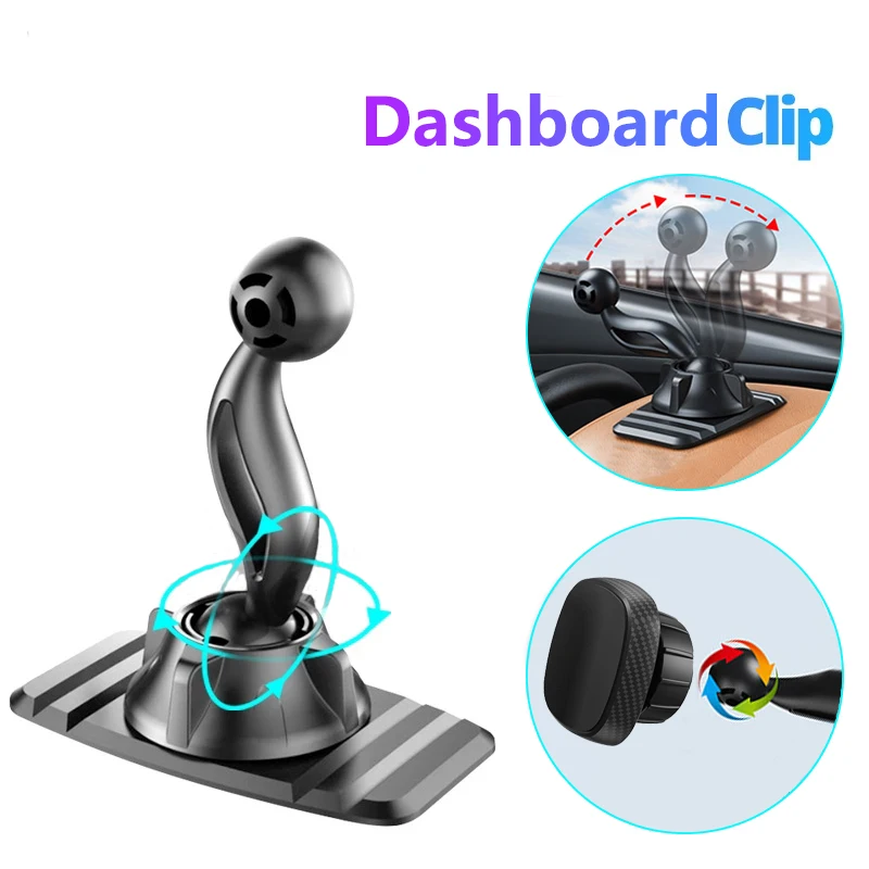 Universal-17mm-Ball-Head-Holder-Base-Dashboard-Mount-Mobile-Phone-Stand ...