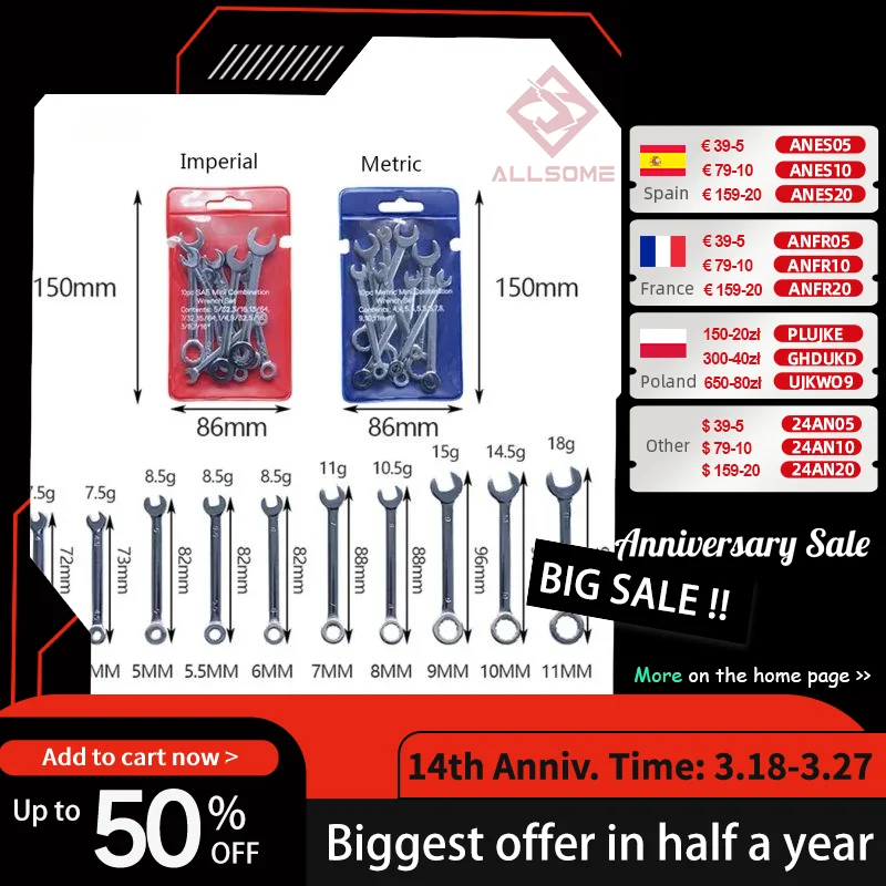 ALLSOME-Mini-Spanner-Wrenches-Set-Hand-Tool-Key-Ring-Spanner-Explosion ...